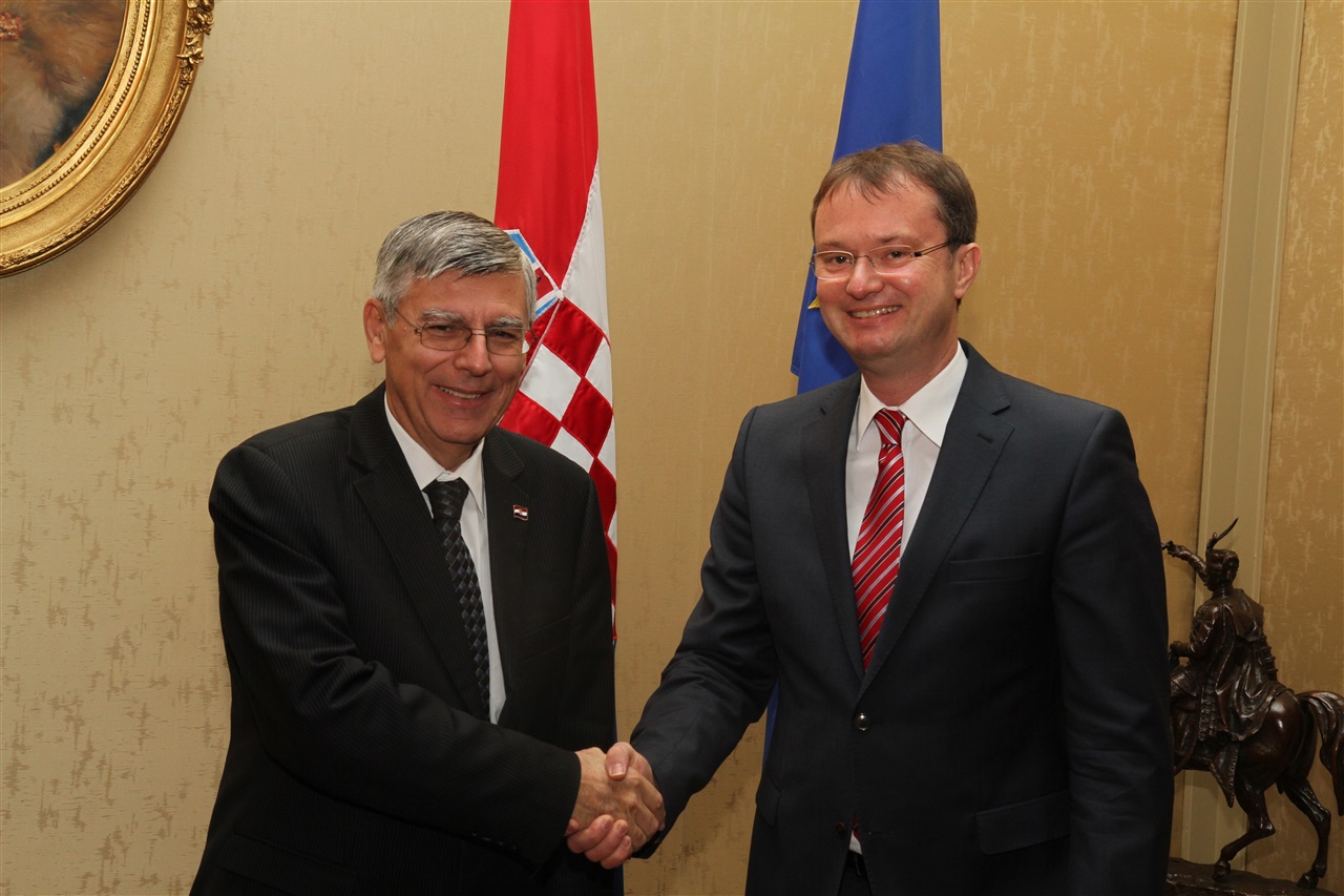 Predsjednik Sabora primio veleposlanika Švicarske Konfederacije Stefana ...