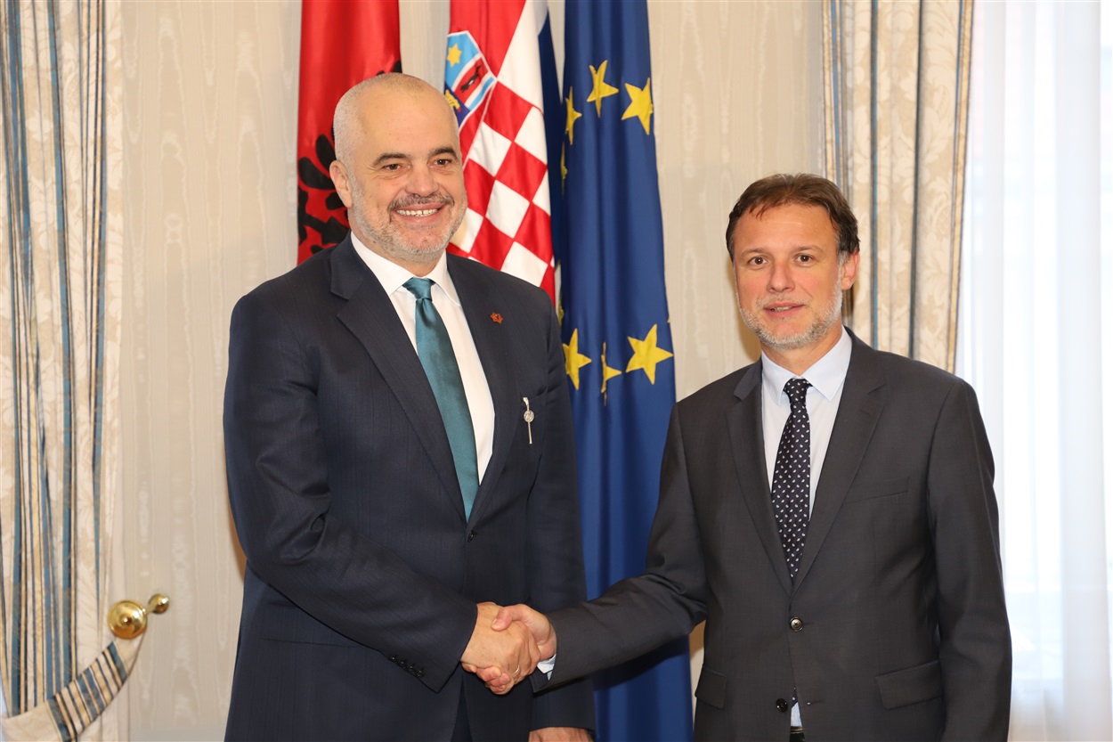 Predsjednik Sabora Jandroković primio predsjednika Vlade Republike ...