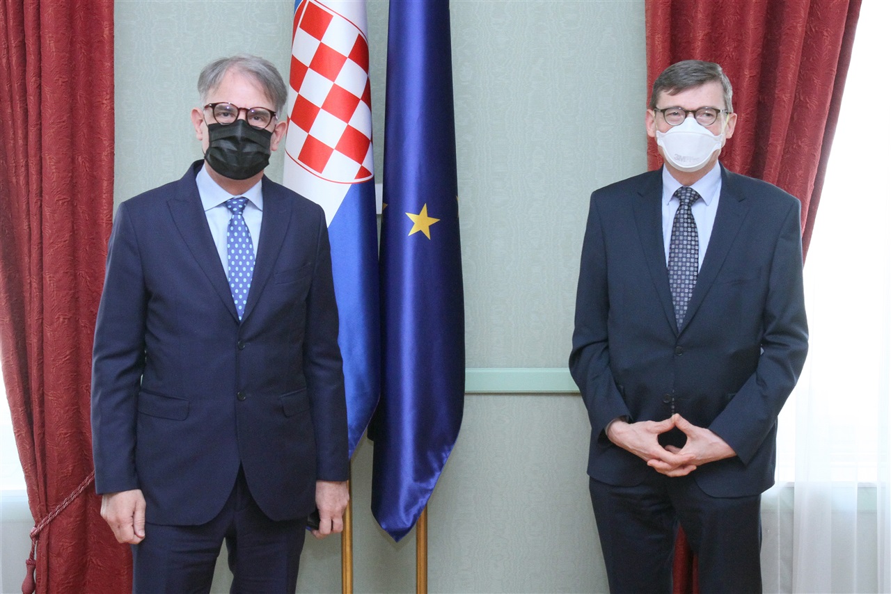 Gari Cappelli primio austrijskog veleposlanika Josefa Markusa Wuketicha ...