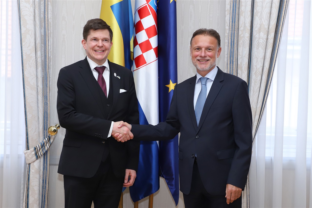 Predsjednik Hrvatskoga sabora Jandroković održao bilateralni sastanak s ...